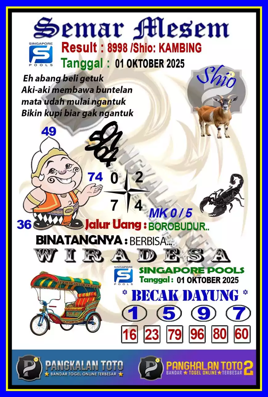 Forum Kode Syair SGP Opesia Toto - Syair Singapore Hari Ini - OpesiaToto